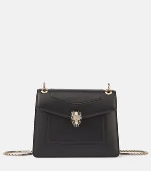 BVLGARI Serpenti Forever Day-to-night Small Crossbody Bag - Black