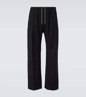 Plan C High-rise Wide-leg Pants