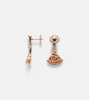 BVLGARI Divas' Dream 18kt Rose Gold Diamond Earrings