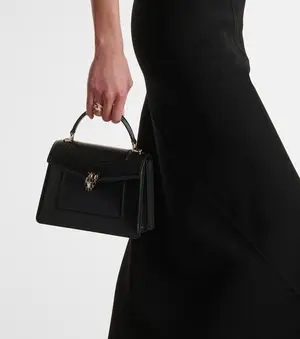 BVLGARI Serpenti Forever Medium Leather Top-handle Bag