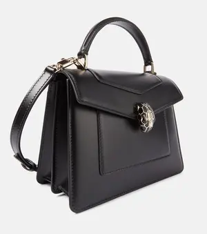 BVLGARI Serpenti Forever Medium Leather Top-handle Bag