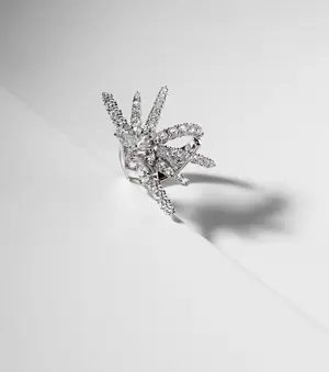 Yeprem 18kt White Gold And Diamond Ring
