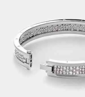 BVLGARI B.zero1 18kt White Gold Diamond Bracelet