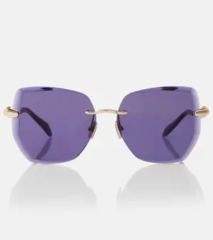 BVLGARI Serpenti Viper Oversized Sunglasses - Purple