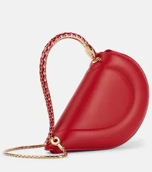 BVLGARI Serpenti Cuore 1968 Top-handle Bag - Red