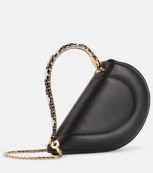 BVLGARI Serpenti Cuore 1968 Leather Top-handle Bag