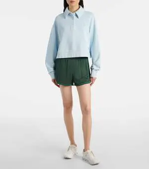 Tory Burch Cotton Terry Polo Sweater