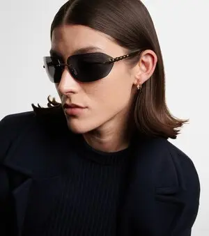 BVLGARI Serpenti Viper Square Sunglasses - Gold