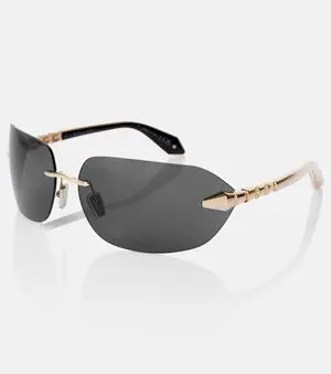 BVLGARI Serpenti Viper Square Sunglasses - Gold