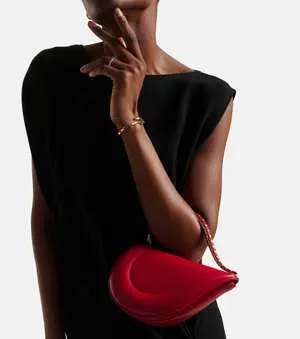 BVLGARI Serpenti Cuore 1968 Leather Top-handle Bag - Red