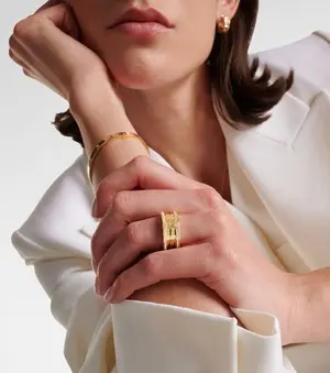 BVLGARI B.zero1 18kt Yellow Ring With Diamonds