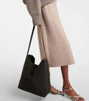 AESTHER EKME Large Suede Bucket Bag
