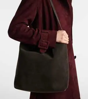 AESTHER EKME Large Suede Bucket Bag
