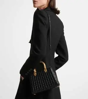 BVLGARI Serpentine Duo Leather Top-handle Bag