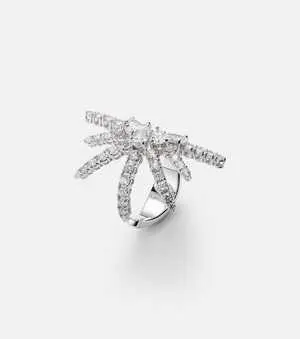 Yeprem 18kt White Gold And Diamond Ring