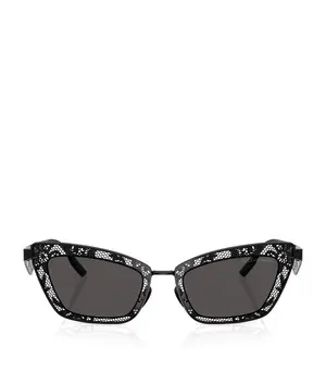 Dolce & Gabbana Cat Eye Sunglasses - Black