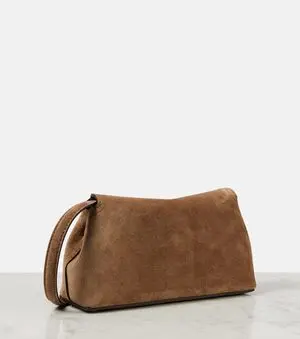 TOTEME T-lock Suede Clutch