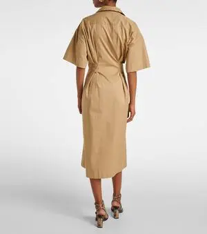 Dries Van Noten Cotton Wrap Dress