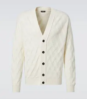 Zegna Ribbed-knit Cotton Cardigan