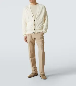Zegna Ribbed-knit Cotton Cardigan