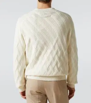 Zegna Ribbed-knit Cotton Cardigan