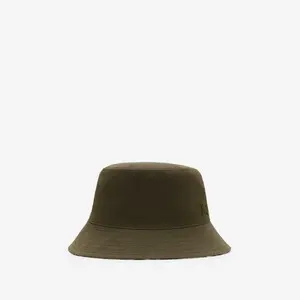 Burberry Reversible Gabardine Bucket Hat - Green Green