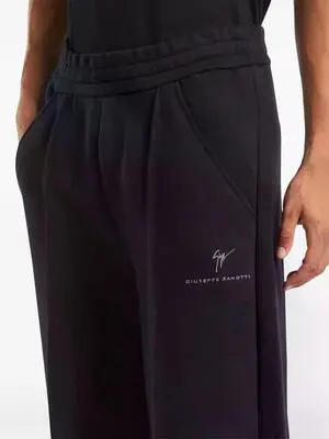 GIUSEPPE ZANOTTI Cotton Trousers - Black