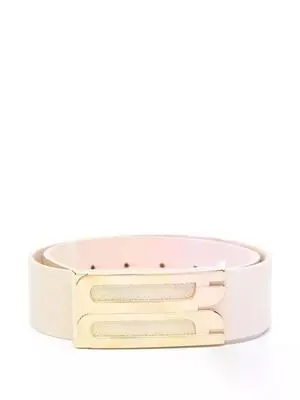 Victoria Beckham Jumbo Frame Belt - Neutrals