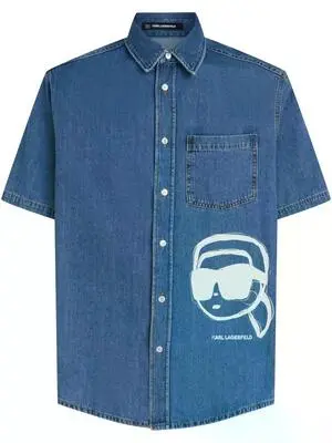 Karl Lagerfeld Ikon Denim Shirt