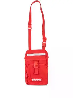 Supreme Logo-patch Camera Bag - Red