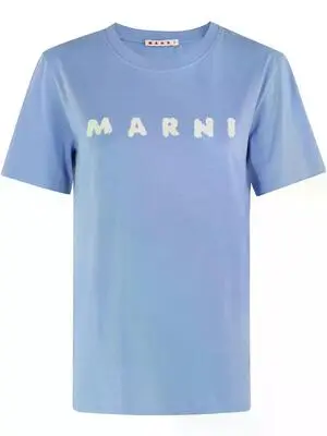 Marni Cotton T-shirt - Blue