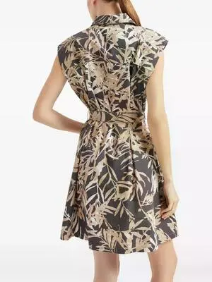 Brunello Cucinelli Abstract-print Mini Dress