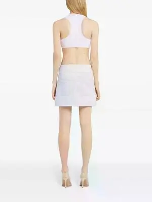 COURREGES Racerback Crop Top