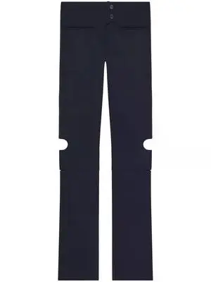 COURREGES Double-buckle Trousers - Blue