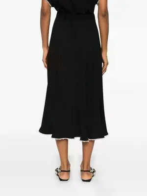 NISSA Pleated Midi Skirt