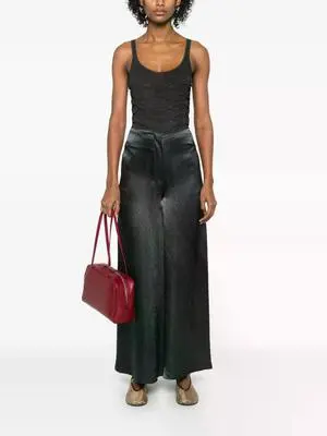 Nanushka Satined Trousers - Grey