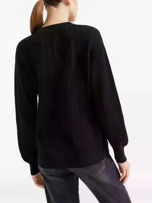Brunello Cucinelli Cotton Sweater - Black
