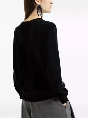 Brunello Cucinelli Cotton Sweater - Black