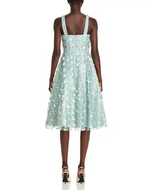 Eliza J 3d Applique Midi Dress
