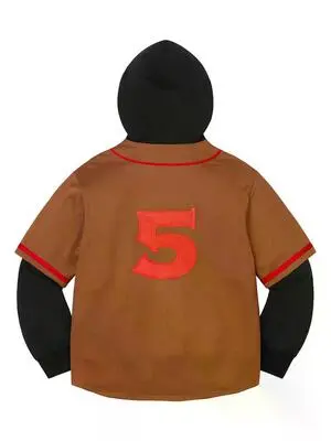Supreme Baseball Jersey Hoodie