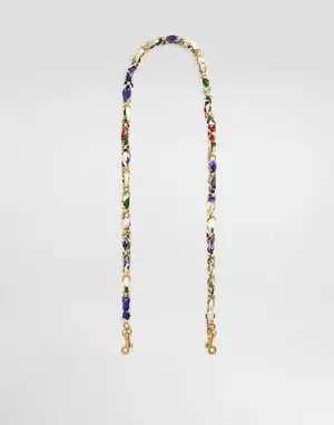 Dolce & Gabbana Bejeweled Chain Strap - Print