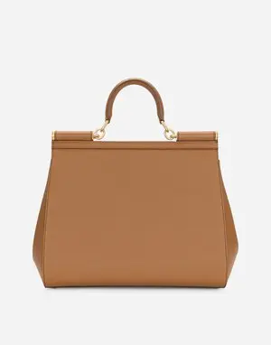 Dolce & Gabbana Maxi Sicily Handbag - Brown