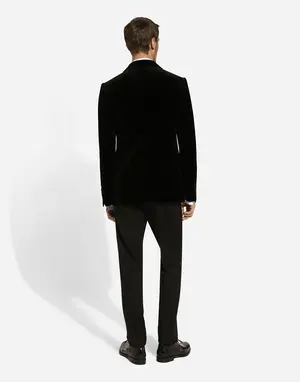 Dolce & Gabbana Velvet Tuxedo Jacket - Black