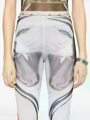 Ottolinger Cat-print Mesh Trousers