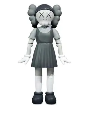 KAWS X Squid Game Young-hee Monotone Figurine - Grey