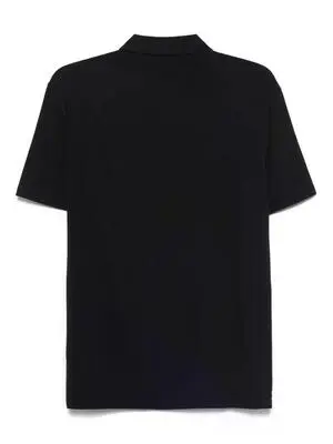 C.P. COMPANY Logo-patch Polo Shirt - Blue