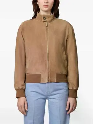 TOD'S Leather Bomber Jacket