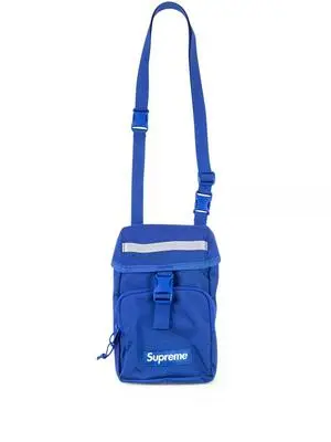 Supreme Logo-patch Camera Bag - Blue