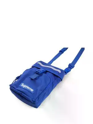 Supreme Logo-patch Camera Bag - Blue