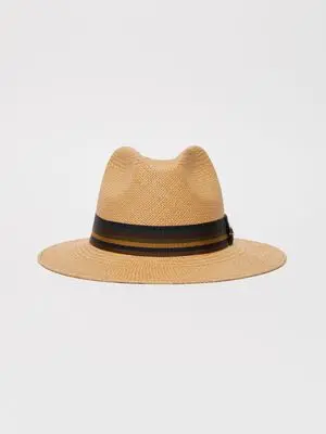 Max Mara Max Mara Panama Hat Sand